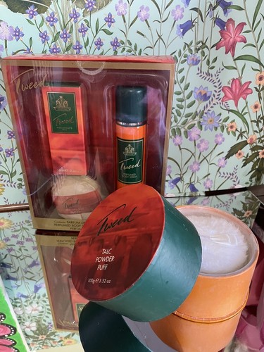 VINTAGE TWEED GIFT SET 15ML PARFUM WOMEN PERFUME FRAGRANCE RARE Plus ...