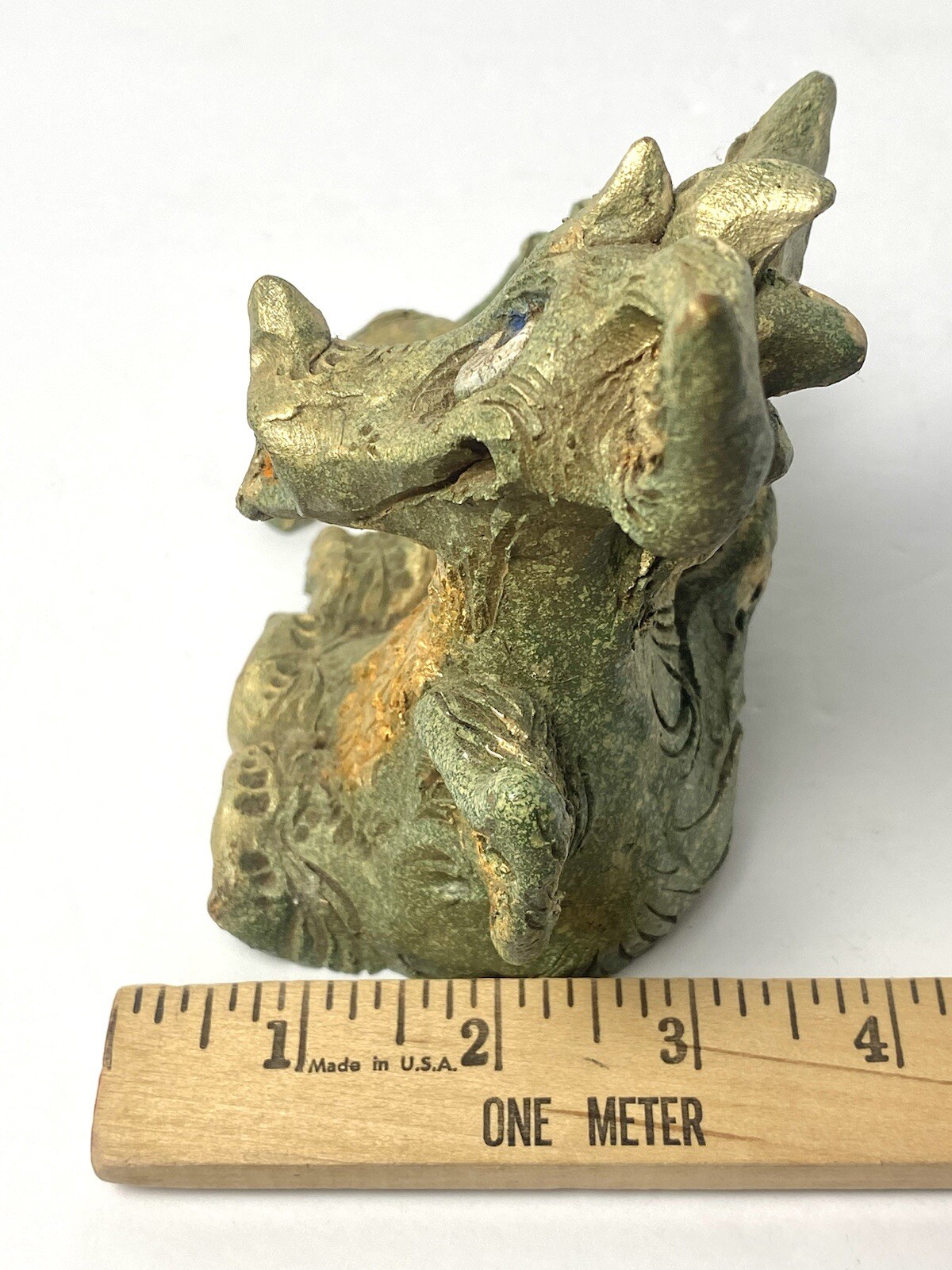 Vintage Clay Buhner Studios DRAGON Whimsical Sculpture Card Holder ...