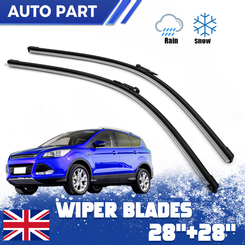 For Ford Kuga Front Window Windscreen Flat Wiper Blades Set 2013-2019 ...