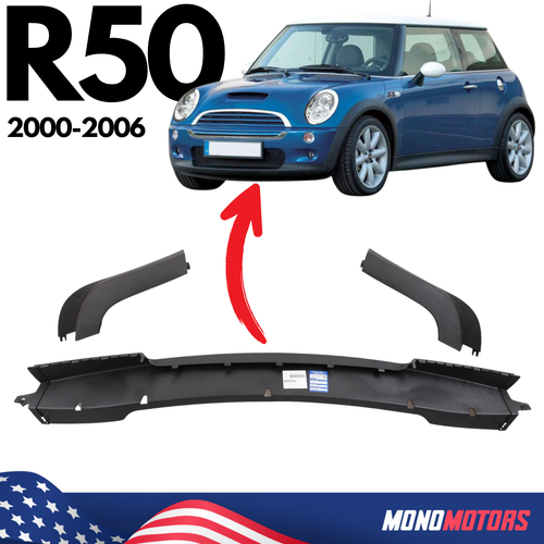 For Mini Cooper Front Bumper Black Trim Set R50 R52 2000-2006 Plastic ...