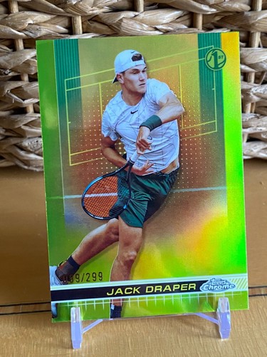 R791 2024 Topps Chrome Tennis Lime Green /299 JACK DRAPER | eBay