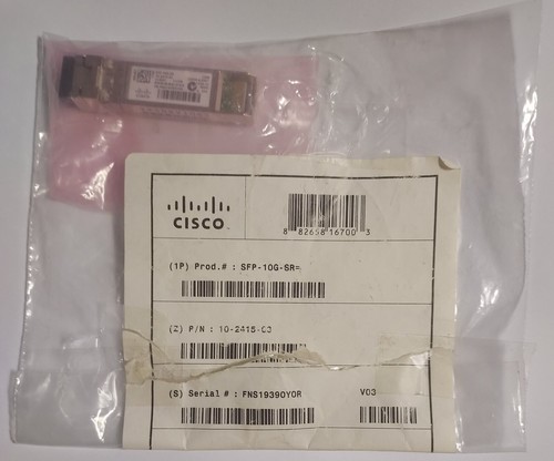 Neuf Cisco SFP-10G-SR 10-2415-03 Authentique Émetteur-récepteur Usé 1 ...