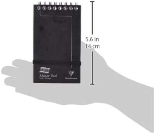 Clairefontaine Europa Minor Notepad Wirebound Elasticated Ruled 80 gsm ...