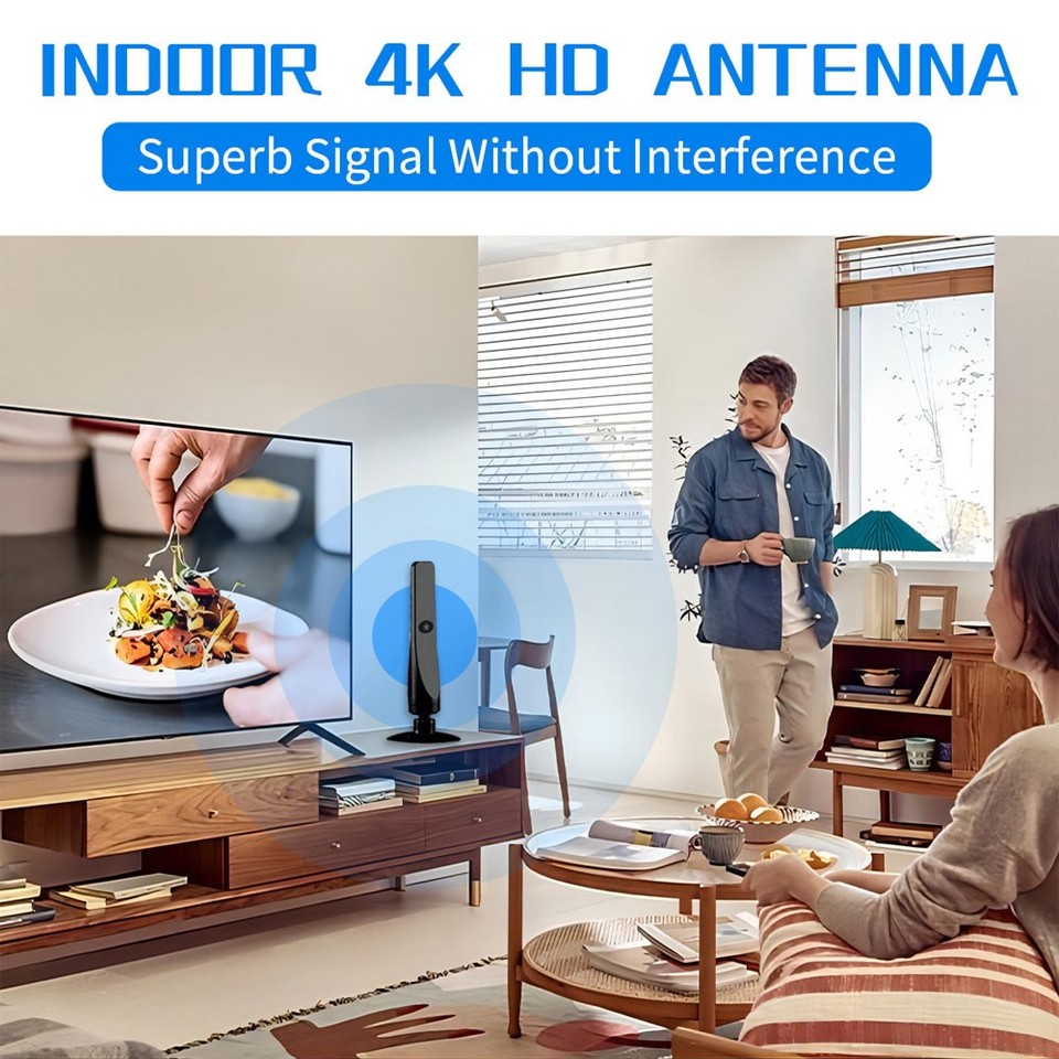 Wavemax TV Antenna, Wavemax Tv Antenna Signal Booster for Smart Tv ...