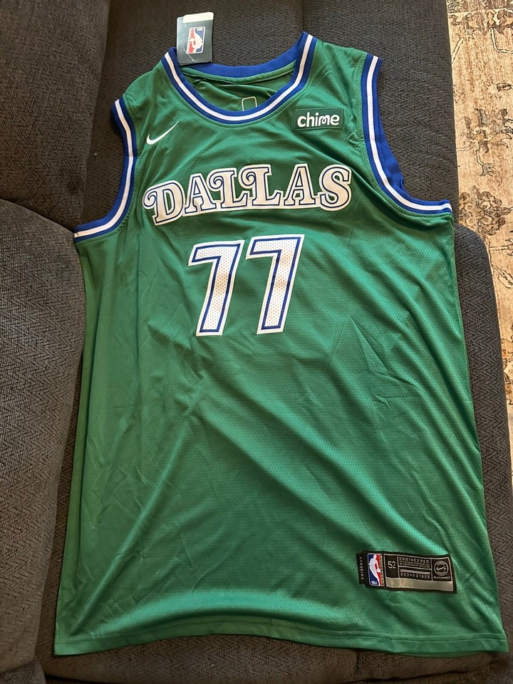 Luka Doncic SIGNED Dallas Mavericks Stitched Jersey PSA Authenticated ...