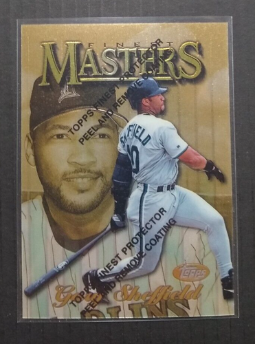 1997 Topps Finest Gary Sheffield Rare Gold #326 Marlins | eBay