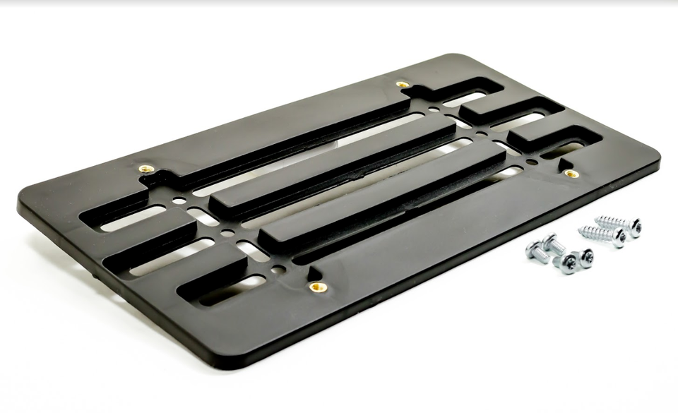 License Plate Tag Holder Mounting Relocator Adapter Bumper Kit Bracket ...