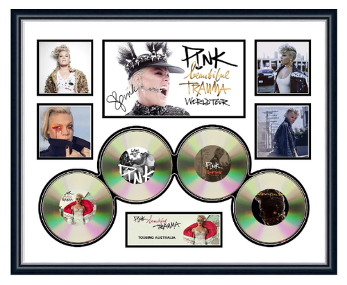 Pink Beautiful Trauma 2018 World Tour signed Limited Edition Framed ...
