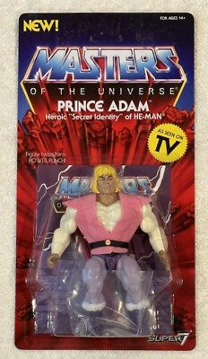 Super7 Masters of the Universe Retro Prince Adam 5.5 Figure MOTU ...