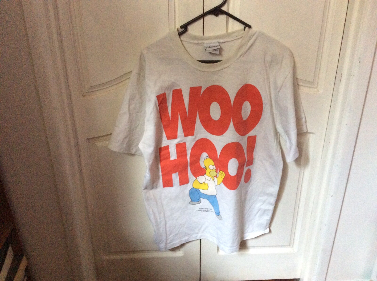 The Simpsons Woo Hoo ! Homer Vintage T Shirt 1995 Siz… - Gem