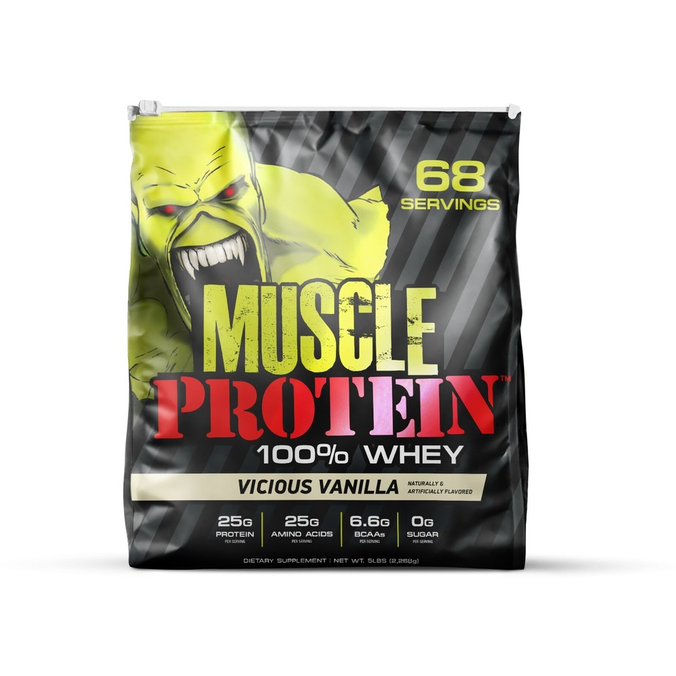 Muscle Whey Protein Powder 15LB 204 Servings – Build Lean Muscle ...
