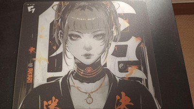 GLSSWRKS Akari Glass Mousepad Gold Used good condition | eBay