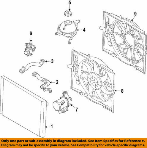 OEM BMW G11 G12 G15 G30 G32 530E 530EX 530I 530IX HOSE RADIATOR ...