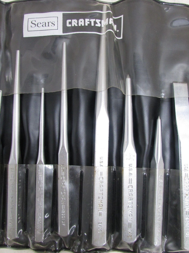 VTG CRAFTSMAN TOOLS PUNCH & CHISEL TOOL SET, 43034, USA | eBay