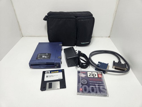 iOmega Zip100 100MB Parallel Port PC External Floppy Disk Drive Z100P2 ...