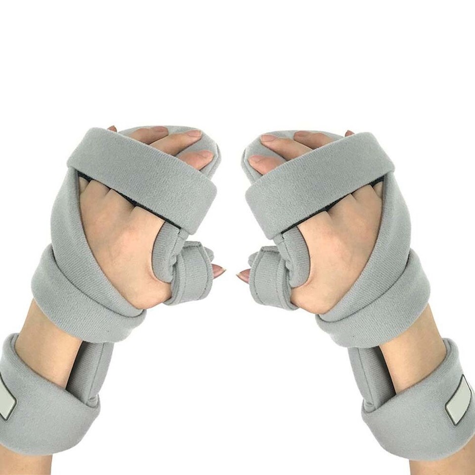 1Pair Resting Hand Splint Stroke Hand Splint Adjustable for Sprain ...