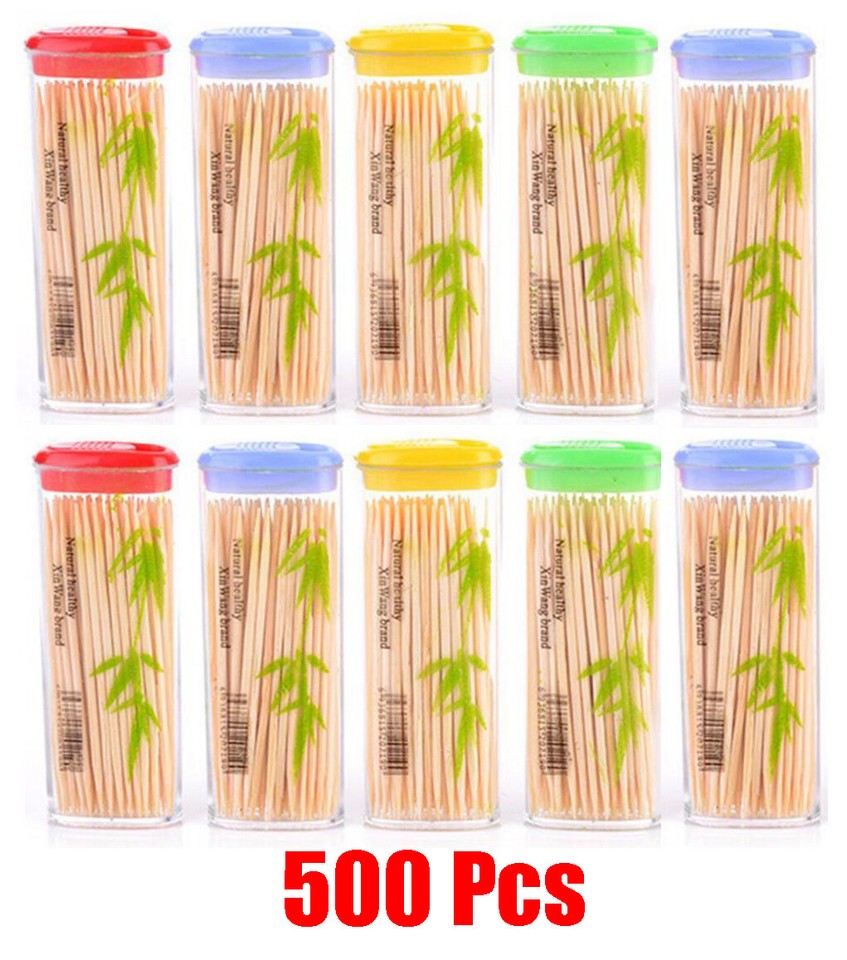 Wooden Stick Tooth Picks Dental Floss Dental Care Hygiene Cocktail ...