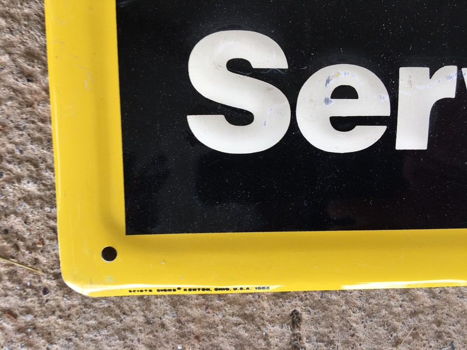 BOSCH Authorized Service Center Sign 26'' Embossed Spark Plugs European ...