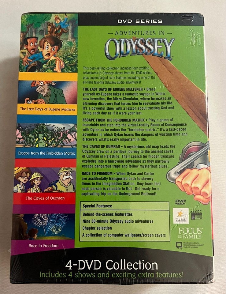 Adventures In Odyssey Collection 4 DVD Series New/Sealed | eBay