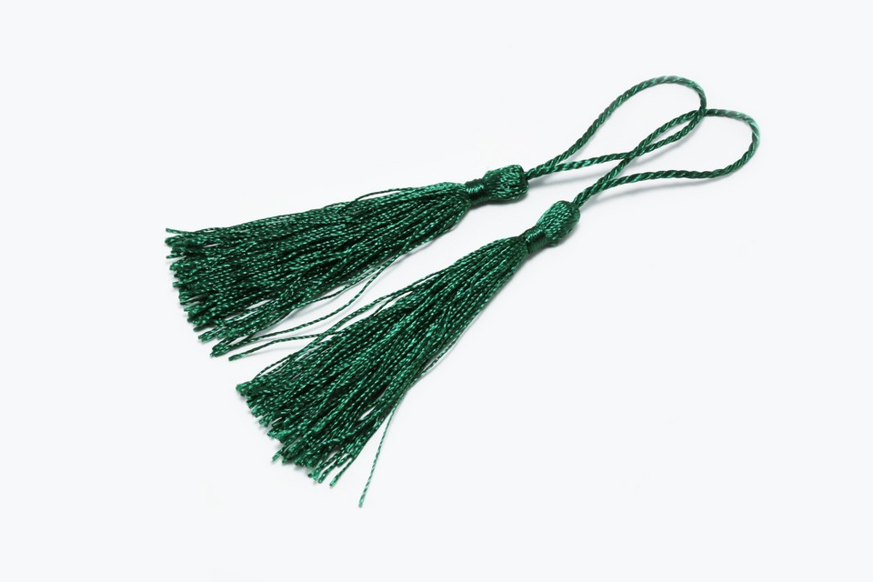 Quaste mit Anhänger 13 cm Quasten Troddel Bommel mit Schlaufe, QS10 ...