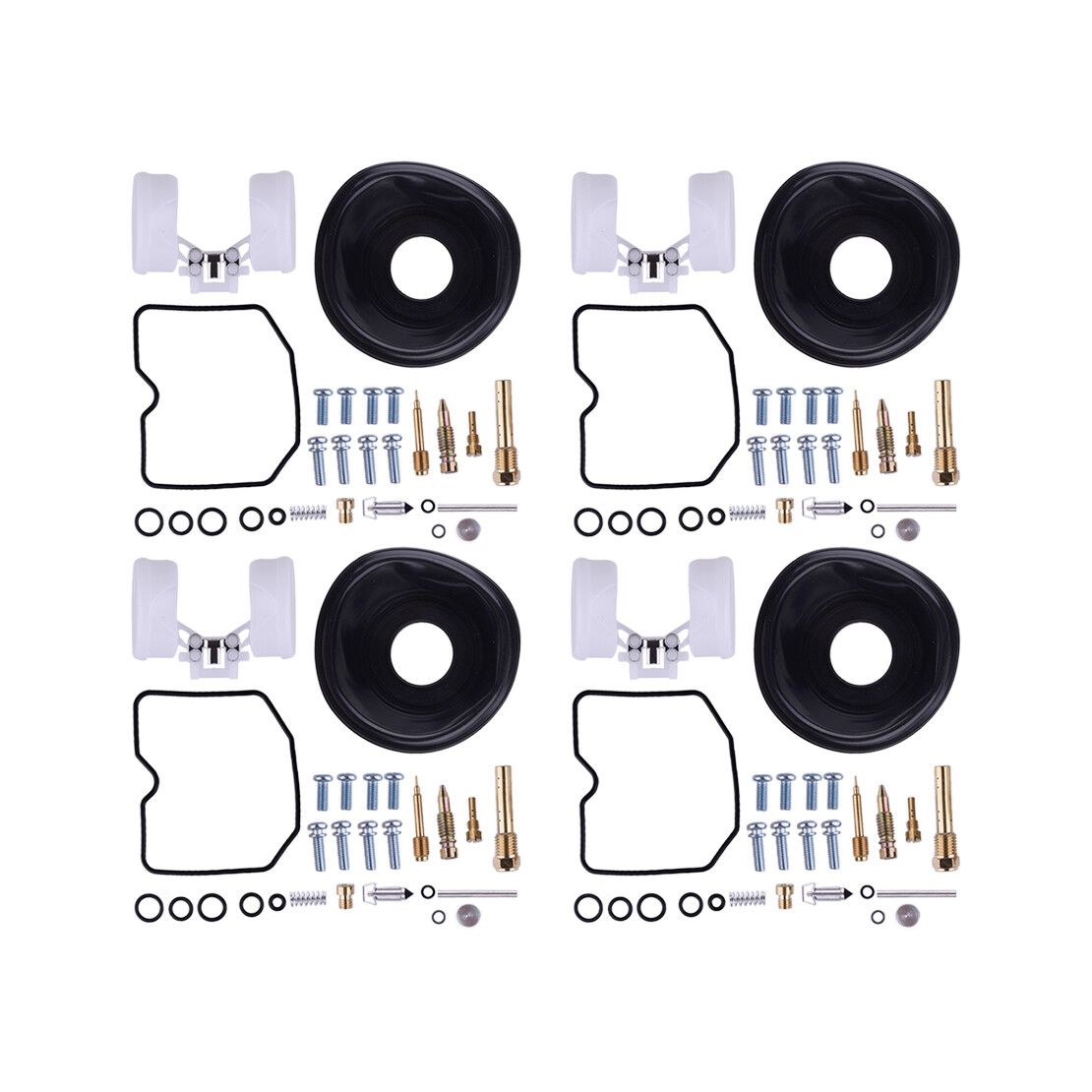 4pcs Carburetor Carb Repair Kit Fit For Kawasaki ER500 ER5 1998-2005 ...