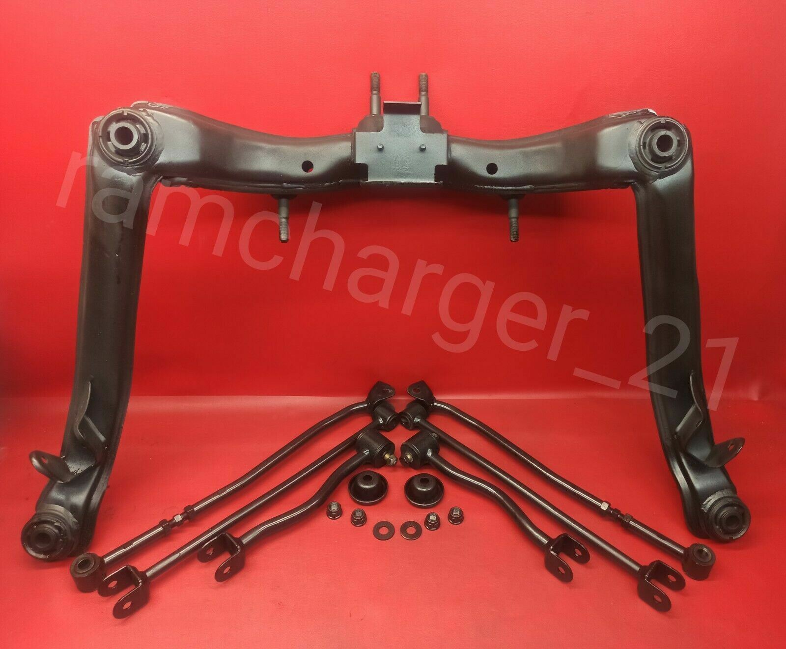 1998-2001 Nissan Altima Rear Crossmember Frame w Upper Lower Control ...