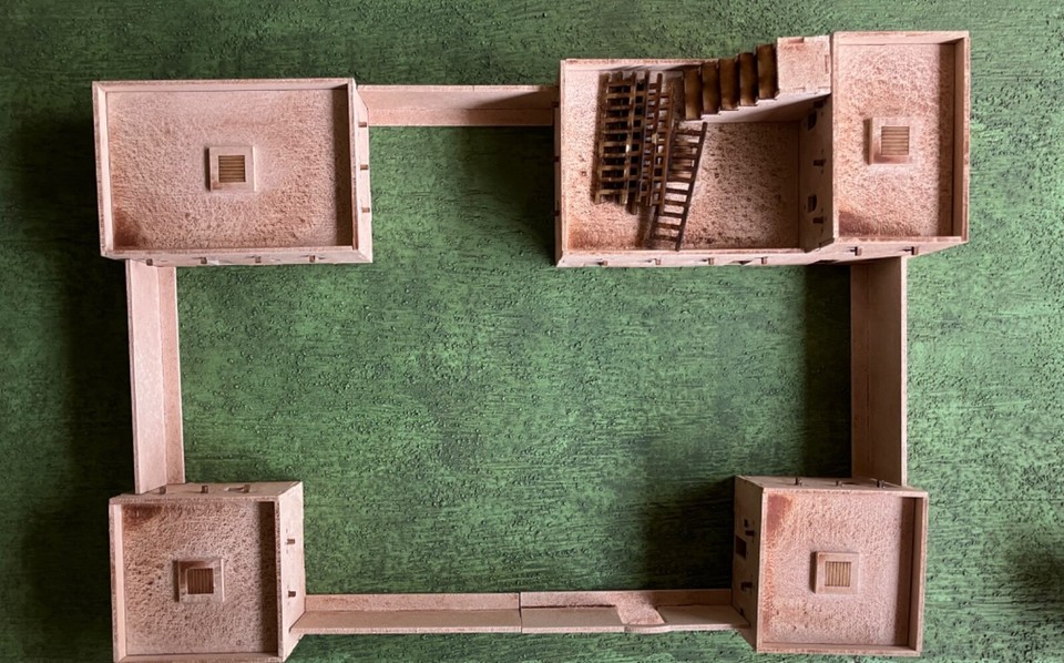 20mm Hand Painted Aztec City + Unpainted Aztec Warriors ...