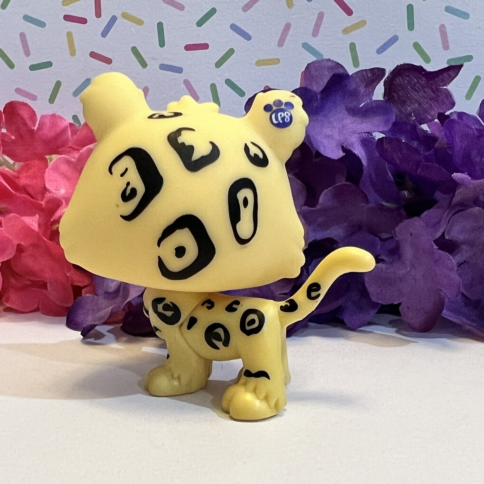 Authentic Littlest Pet Shop Lps 1419 Yellow Black Jaguar Leopard mail ...