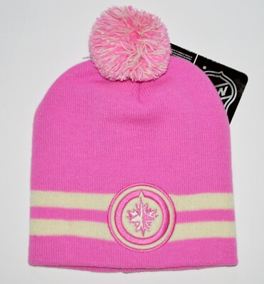 KLOZ WINNIPEG JETS BREAST CANCER NHL LICENSED TOQUE - SALE | eBay