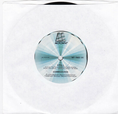 Commodores- Still - 7" single | eBay