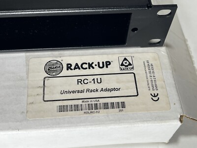 RDL Rack-Up RC-1U 19 Inch Universal Rack Chassis - Open Box | eBay