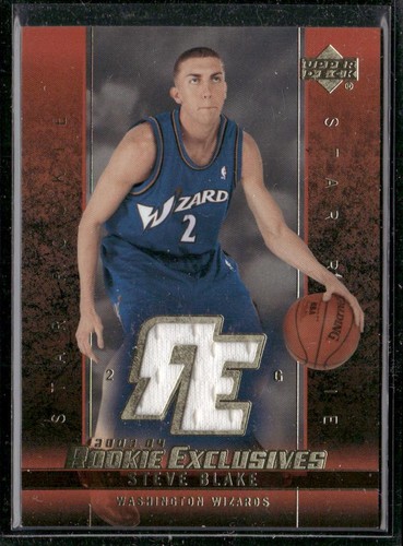 2003-04 Upper Deck Rookie Exclusives #J29 Steve Blake Jersey | eBay