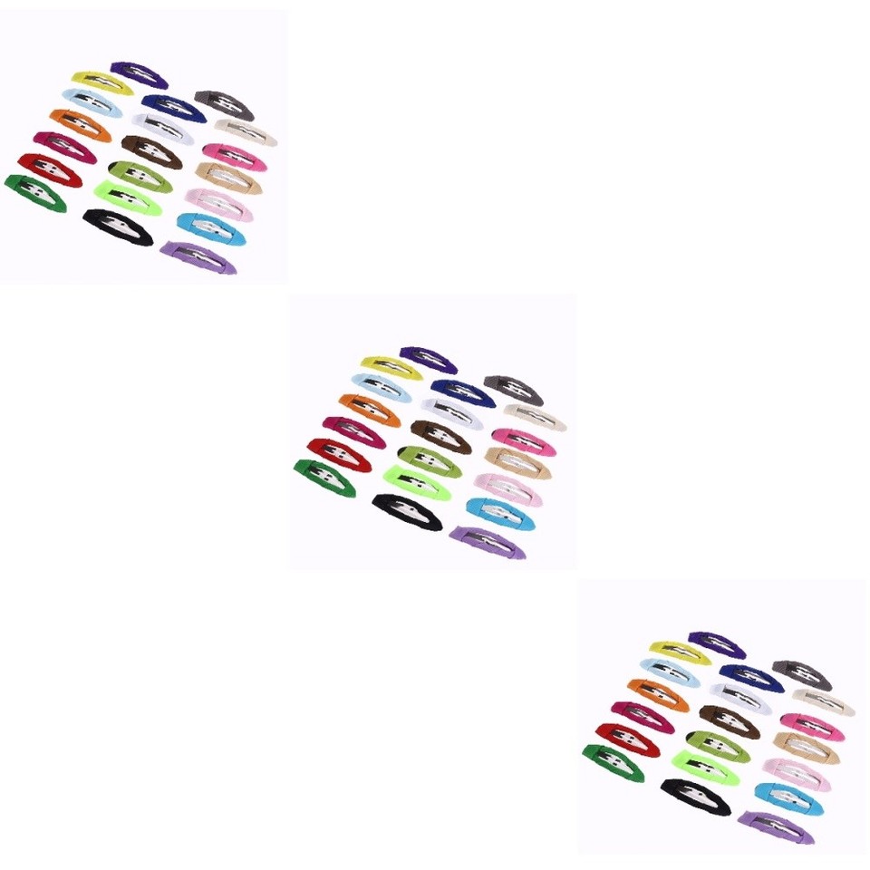 60 pcs Non Ribbon Hair Clips Barrettes for Baby Girls Toddlers Kids ...