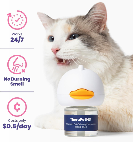 TheraPet MD - Cat Calming Diffuser Pheromone Refill Kit - Multi Anxiety ...