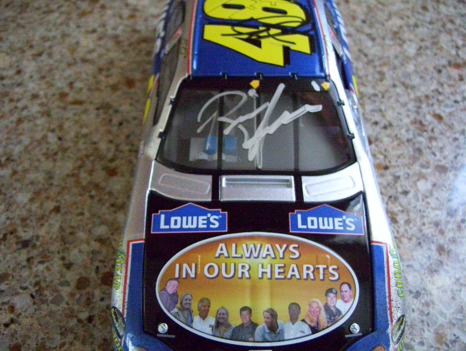SIGNED BY ATANTA WIN ,JIMMIE JOHNSON AND CHAD HIS CREW CHIEF 1/24 | eBay