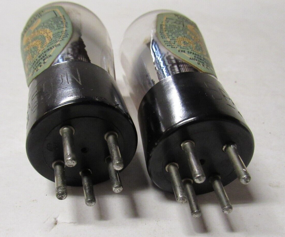 Sparton 485 Globe Tubes (2) | eBay
