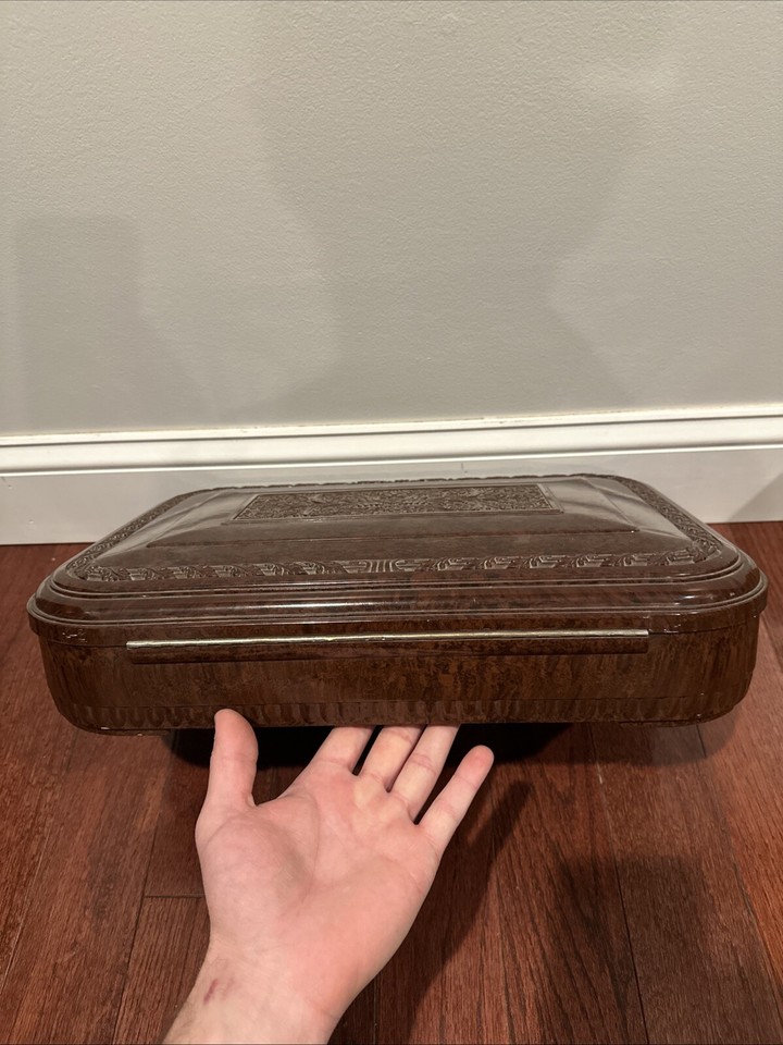 Bakelite Silverware Flatware Chest Marshall White Chicago Box Brown | eBay