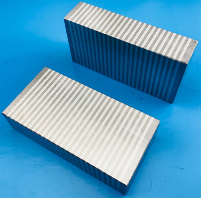 Pair of Magnetic Chuck Blocks Laminated 4 x 2 x 1" | eBay