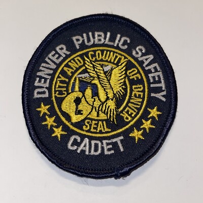 US Colorado Police Patch Denver Colorado Public Safety Cadet OBSOLETE ...