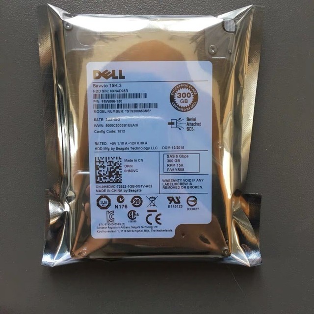 Dell H8DVC 300GB,Internal,15000 RPM,2.5 inch SAS Hard Drive for sale ...