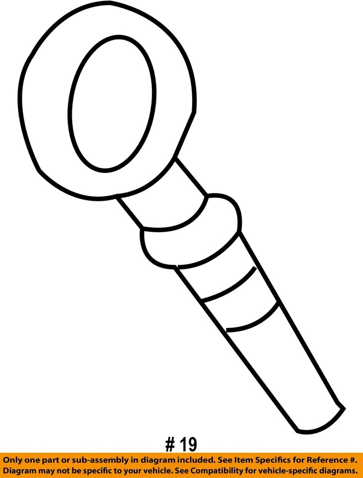 2008-2013 LS3 CORVETTE ENGINE OIL DIPSTICK EXCEPT DRY SUMP NEW GM ...