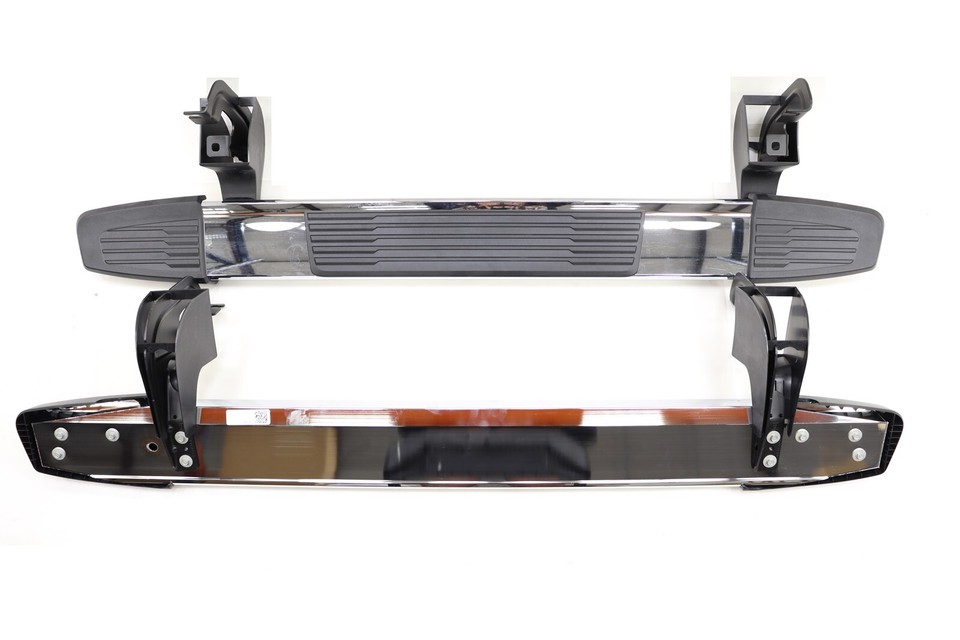 NEW OEM GM 6" Rectangular Chrome Step Bars 84212741 Silverado Sierra HD ...