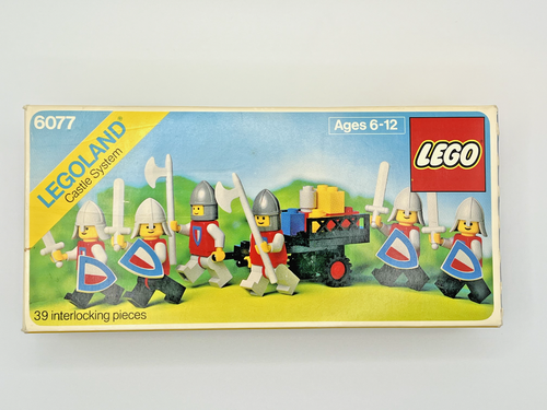 LEGO 6077 Legoland Castle System KNIGHT'S PROCESSION **BOX ONLY** 1980 ...