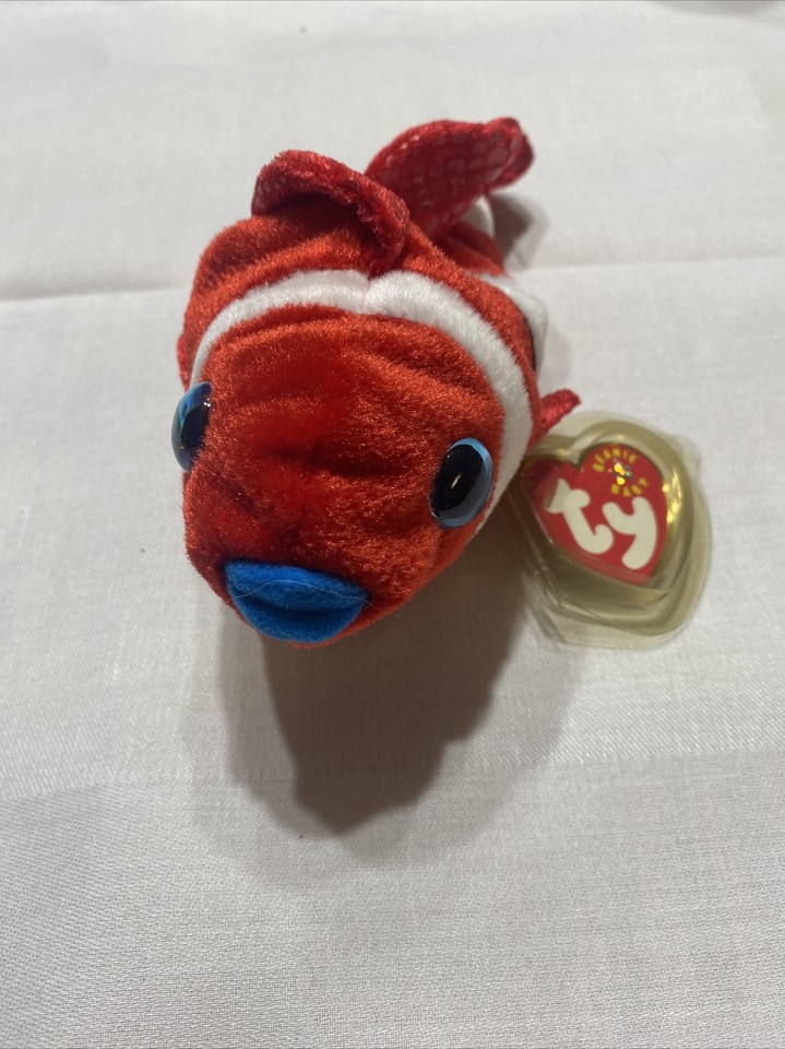 Ty Beanie Baby - JESTER the Clownfish - MINT with MINT TAGS - 2000 | eBay