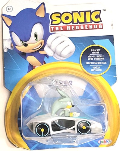 Sonic The Hedgehog Team Racing SILVER LIGHTRON Die-Cast Vehicle Car Toy ...