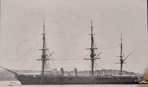 HMS Warrior Vintage Postcard November 1980 | eBay