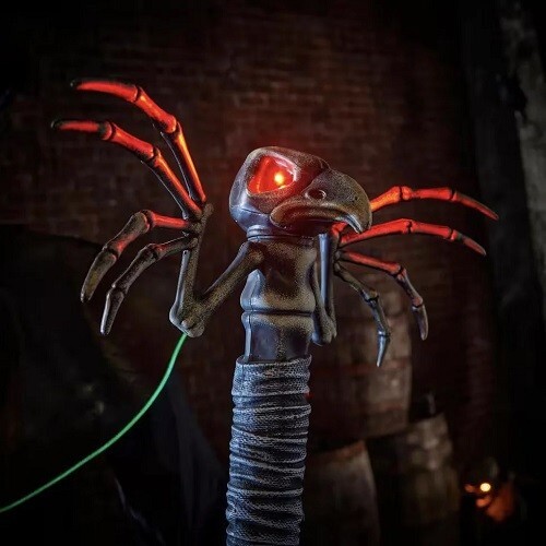 7ft Plague Doctor Animatronic Halloween Prop Standing Inside Outside ...