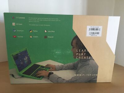 Pi-Top Laptop Development Kit, Keyboard - Green - USA 13.3in, PiTop Hub ...