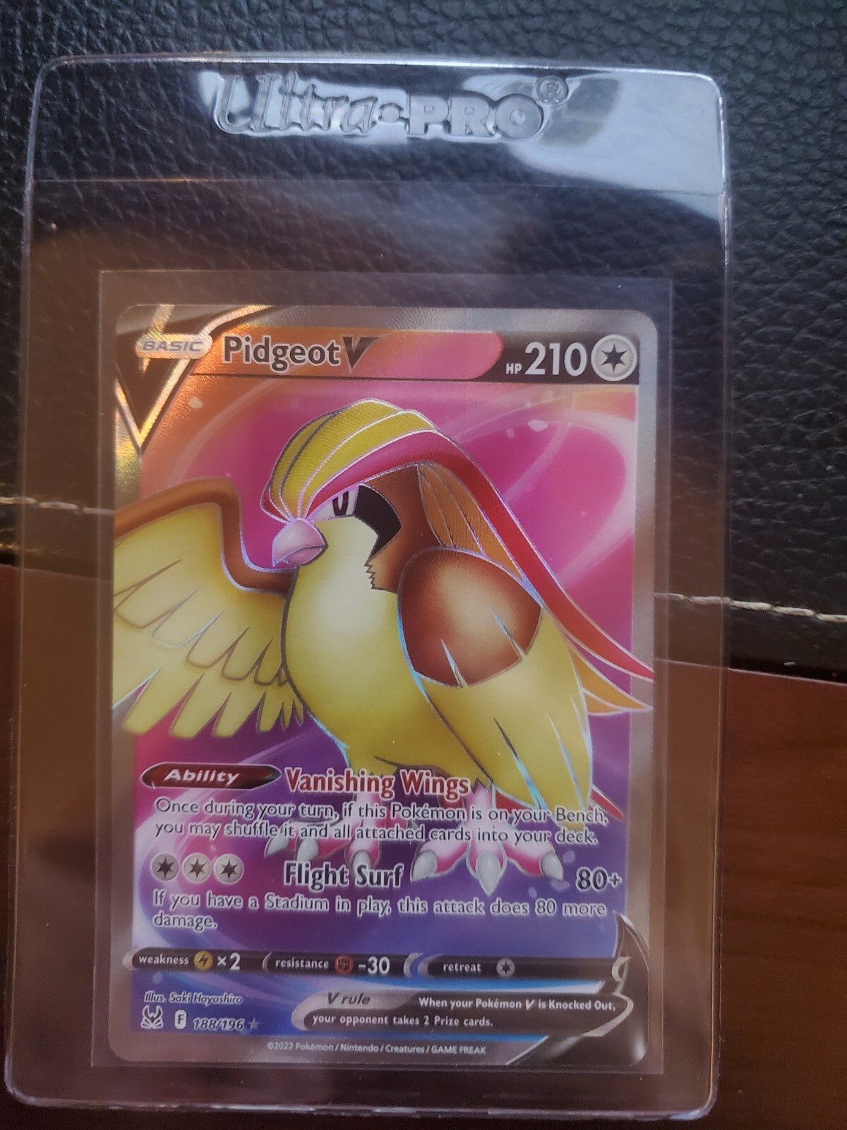 Pokemon Lost Origin Pidgeot V Full Art 188/196 | eBay