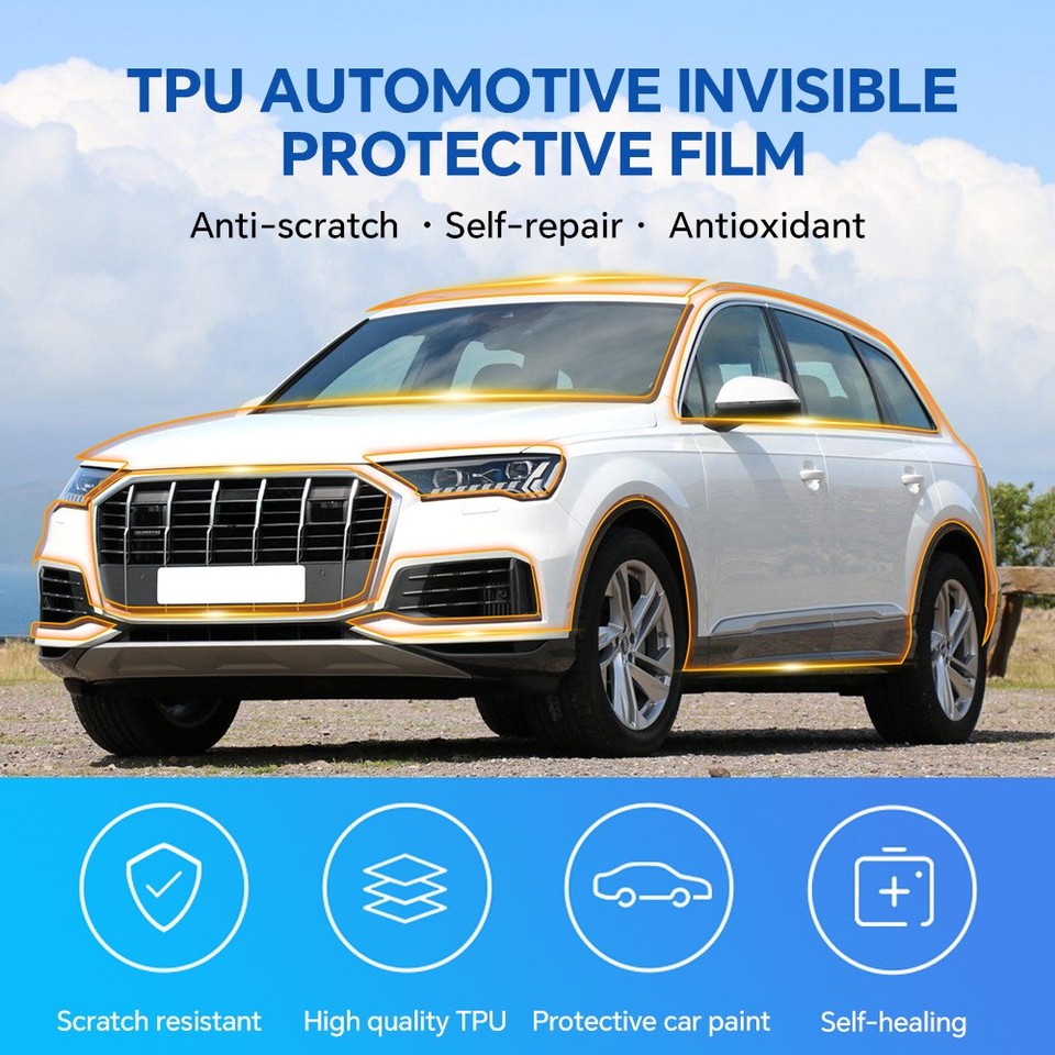 For Audi Q7 Sport 2020-2024 Full Front Precut Paint Protection Film ...